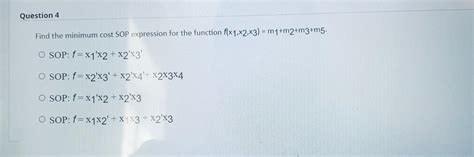 Solved Question 3 For The Following Function Rewrite The Chegg Com