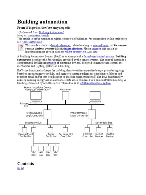 building automation pdf building automation programmable logic
