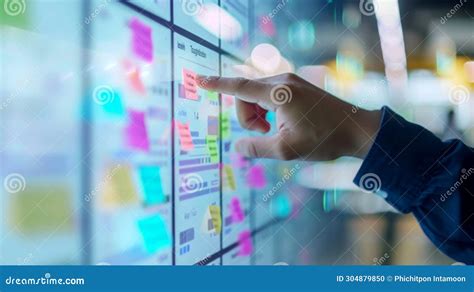 Agile Software Development Scrum Methodology Boards Workflow Finger