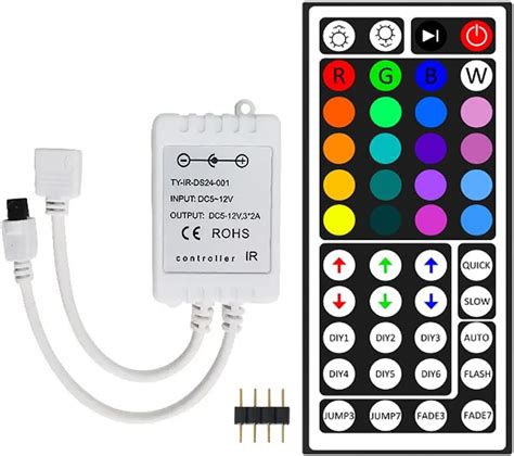 44 Key Led Strip Controller Ir Remote Controller Kit Wireless Rectifier Control Box 44 Key Led Strip Controller Ir Remote Controller Kit Wireless Rectifier Control Box