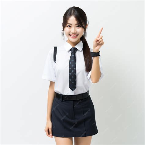 Premium Ai Image Happy Thai Female Teacher In Uniform
