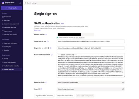 How To Set Up Sso For Proton Pass Using Microsoft Entra Id Proton