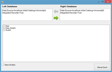 Merge Data From Two Tables From Different SQL Server Database In C