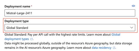 了解 Azure Ai Foundry 模型中的部署类型 Azure Ai Foundry Microsoft Learn