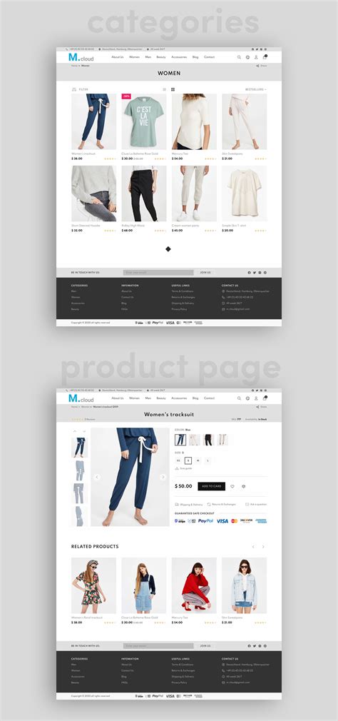 Ecommerce Store UI UX Design On Behance