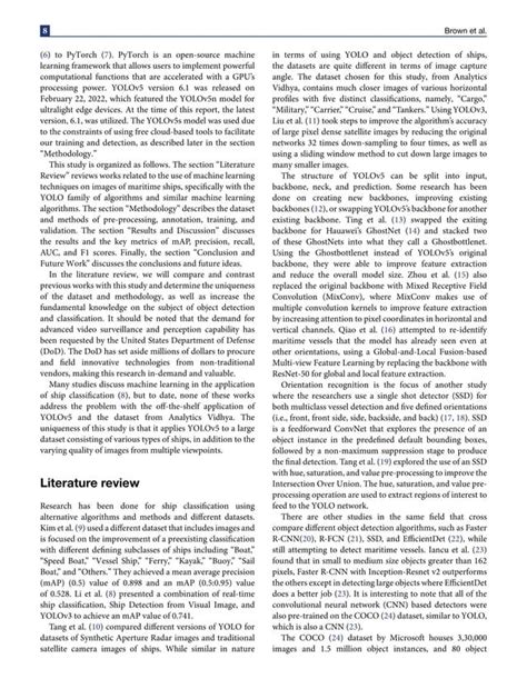 Object Detection And Ship Classification Using Yolov5 Pdf