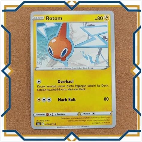 Jual Gwm Rotom 018071 Pokemon Indonesia Fantom Kegelapan S10a Shopee Indonesia