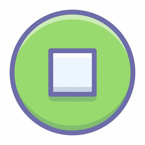 Circle Stop Icon Download On Iconfinder On Iconfinder