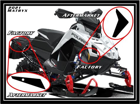 2021 25 Polaris Matryx Black Reflectors Pnk Custom Design