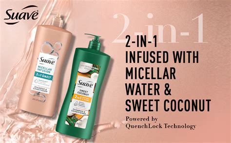 Suave Shampoo And Conditioner 2 In 1 Variety 2 Pack