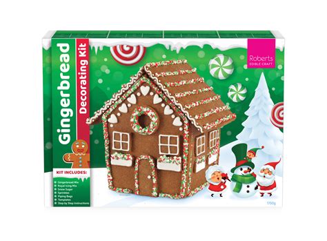 Gingerbread House Made With Our Gingerbread Decorating Kit Roberts Edible Craft
