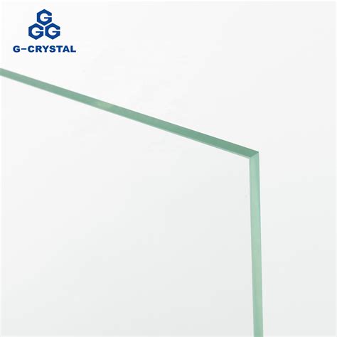 Float Process Thick G Crystal Plywood Crates Sheet Low Iron Glass