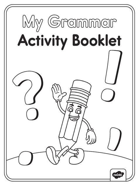 My Grammar Activity Booklet Pdf