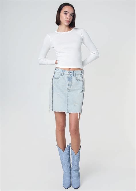 Deanna Deconstructed Skirt Noend Denim