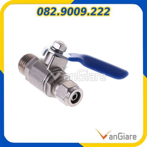 Van Bi Mini Ro Van Khoá Cho Bộ Chia Đầu Vào Máy Lọc Nước Ro