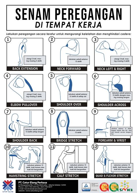 Senam Peregangan Di Tempat Kerja
