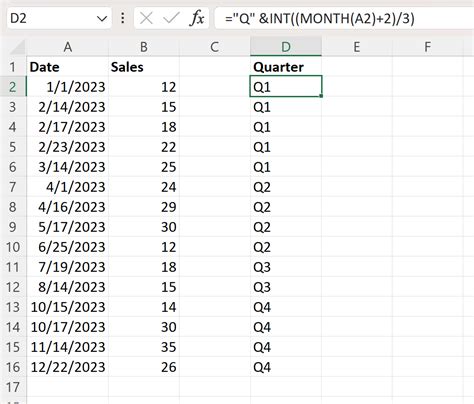 How To Calculate Average By Quarter In Excel