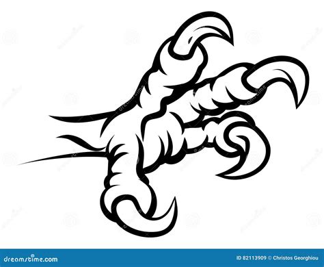 Eagle Bird Talon Or Claw Stock Vector Illustration Of Finger 82113909