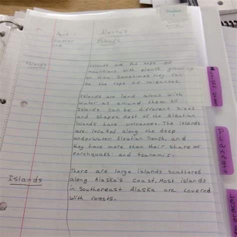 Sample Two Column Notes For College And Elementary Education