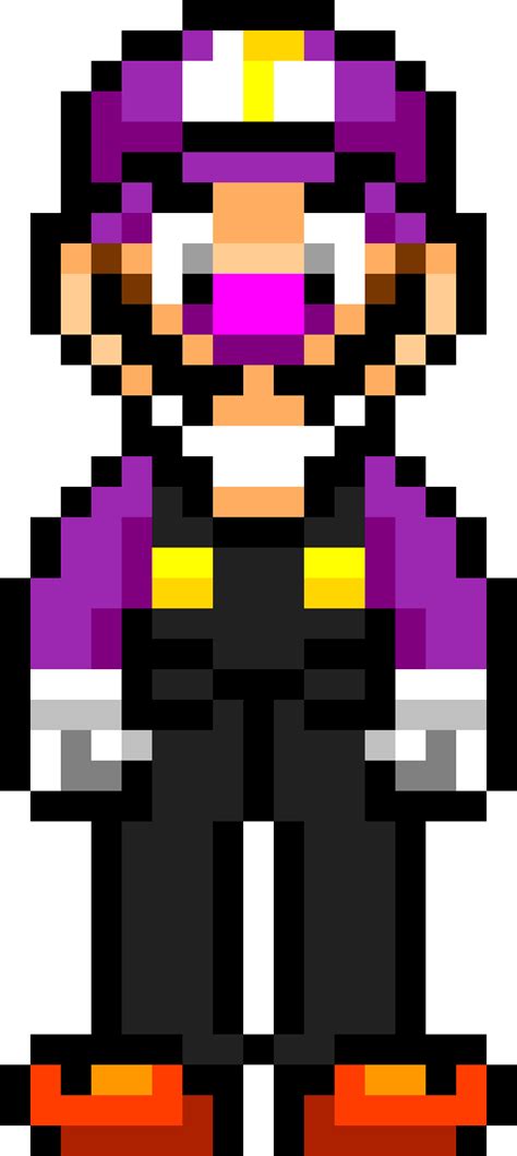 Editing Waluigi Free Online Pixel Art Drawing Tool Pixilart