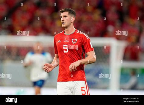 Wales Chris Mepham Looks On During The World Cup Group B Soccer Match Between England And Wales