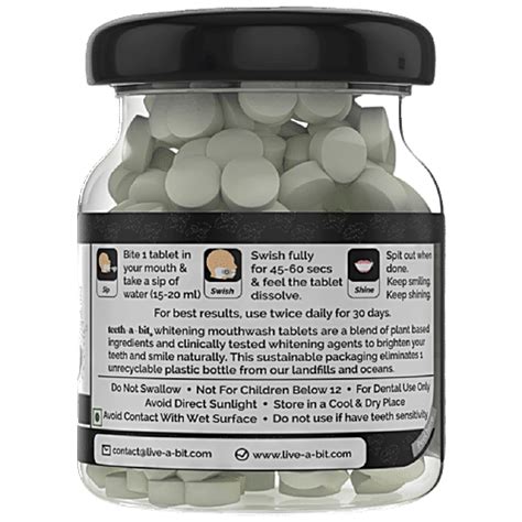 Buy Teeth A Bit Whitening Mouthwash Bits Snow White Mint Online At Best Price Of Rs 348