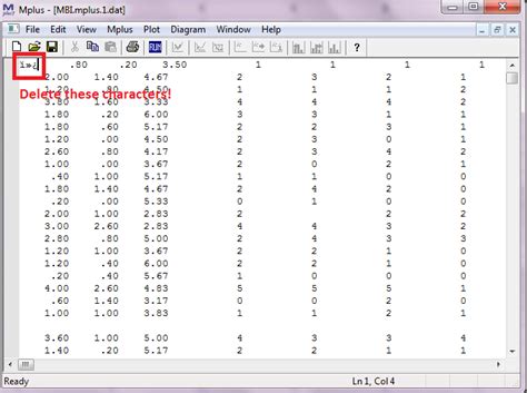 Converting An Spss Datafile To Mplus Format Savvy Statistics