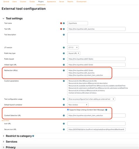Enabling Deep Linking In Hypothesis In Moodle Hypothesis