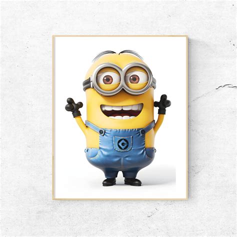 Printable Minions Poster Minion Wall Art Minions Digital Print Minion Wall Decor Minions