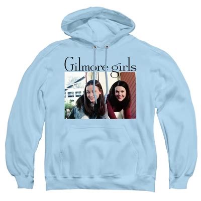 Mens Gilmore Girls Gilmore Girls Smiling Pull Over Hoodie Light Blue Small Target