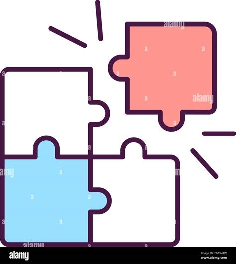 Problem Solving RGB Color Icon Stock Vector Image Art Alamy