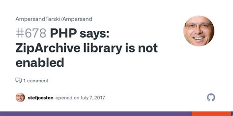 Php Says Ziparchive Library Is Not Enabled · Issue 678