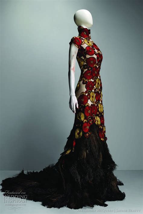 Alexander Mcqueen Feather Wedding Dresses
