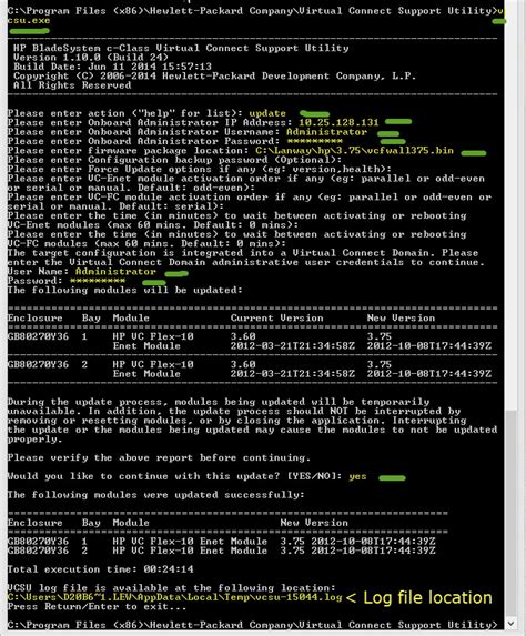 Hp Chassis And Virtual Connect Firmware Upgrades Dont Bother Uk