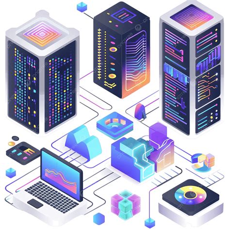 Ai 서버 및 데이터 분석 기술 일체 포함 인공의 회로 Png 일러스트 및 이미지 에 대한 무료 다운로드 Pngtree