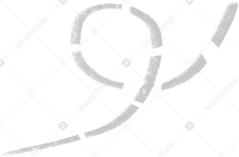 Light Gray Curved Dotted Line Illustration In Png Svg