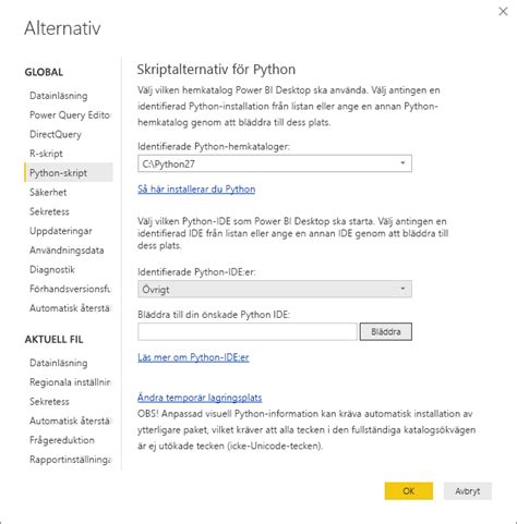 Använda en extern Python IDE med Power BI Power BI Microsoft Learn