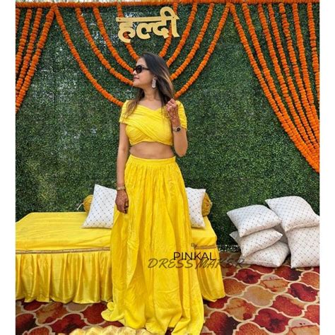 Haldi Function Outfits Indo Western Dress Designer Saree Blouse Patterns Choli Pattern