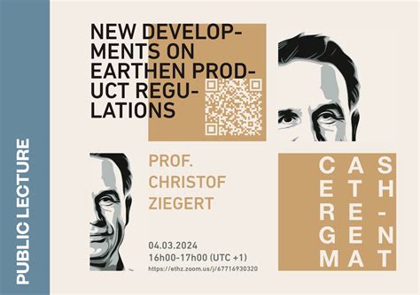 04 MÄrz 2024 Eth ZÜrich Public Lecture Neuerungen Lehmbau