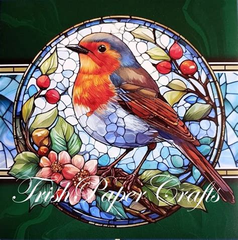 Sample Set Of 20 Sheets~ Hunkydory Square Little Book Of Stained Glass