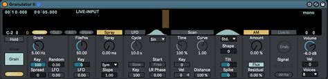 granulator ii the free granular synthesizer for ableton live armaku