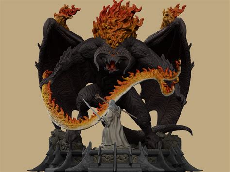 Balrog Of Morgoth Vs Gandalf
