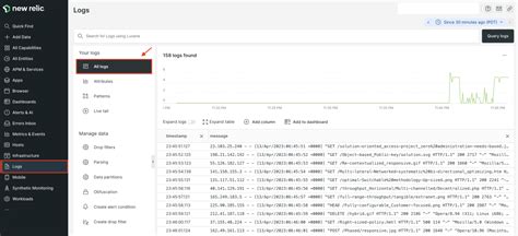 log patterns and drop filters new relic