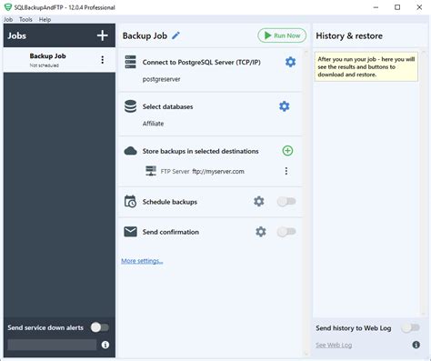 Free PostgreSQL Backup Tool