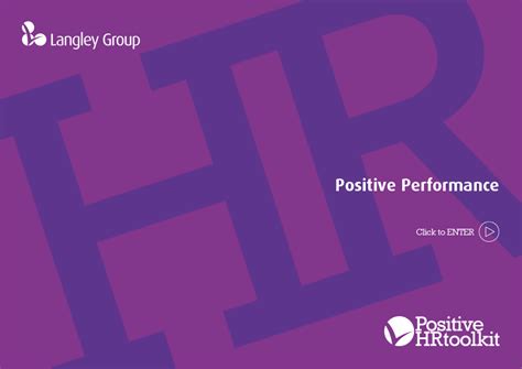 Module 6 Positive Performance Positive Hr Toolkit
