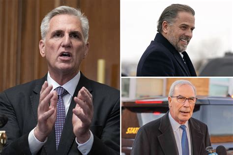 Kevin Mccarthy Says Hunter Biden Prosecutor ‘gonna Have To Answer