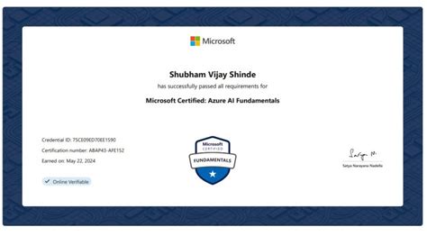 Shubham Shinde On Linkedin Ai900 Microsoftcertification