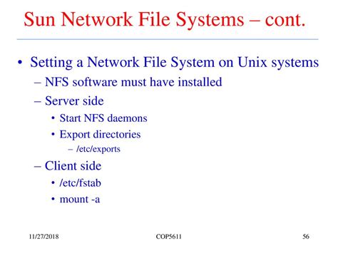 Outline Distributed File Systems Continued 11 27 2018 Cop Ppt Download