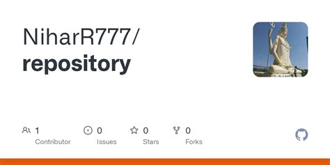 GitHub NiharR Repository