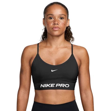 Nike Pro Seamless Womens Sports Bra Black White Voetbalshopnl